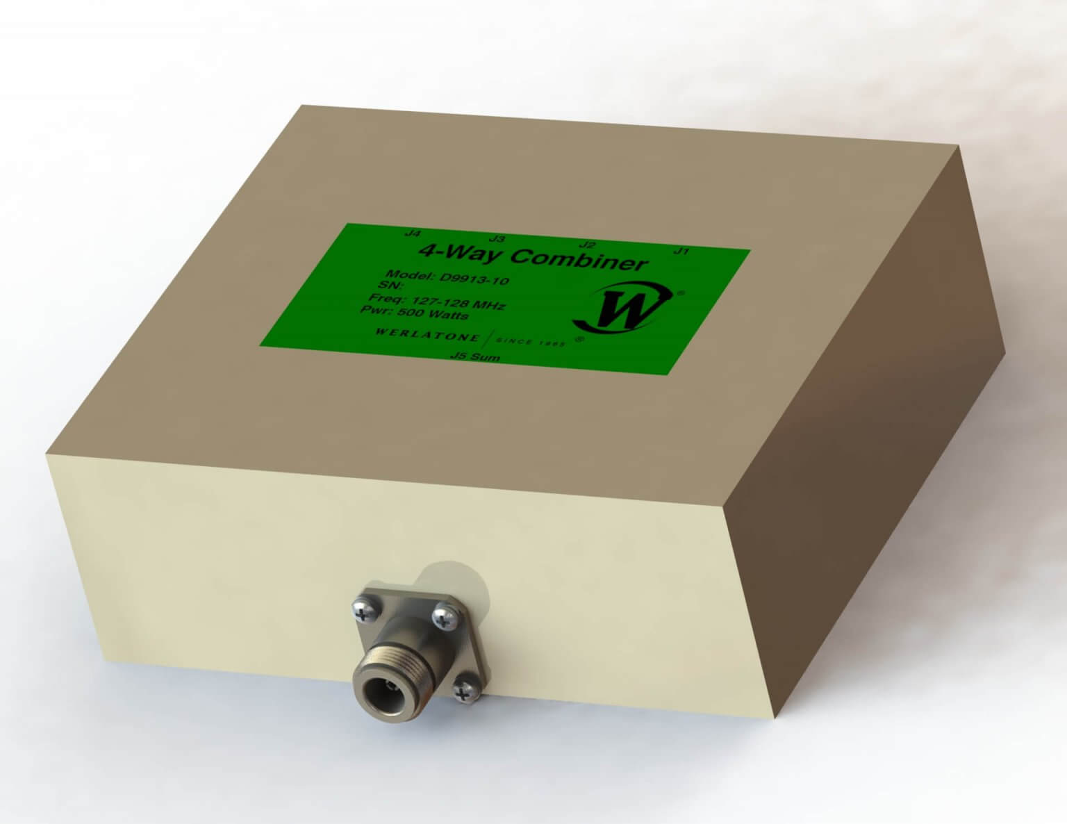 RF Combiner - Model D9913 - 4-Way Combiner/Divider