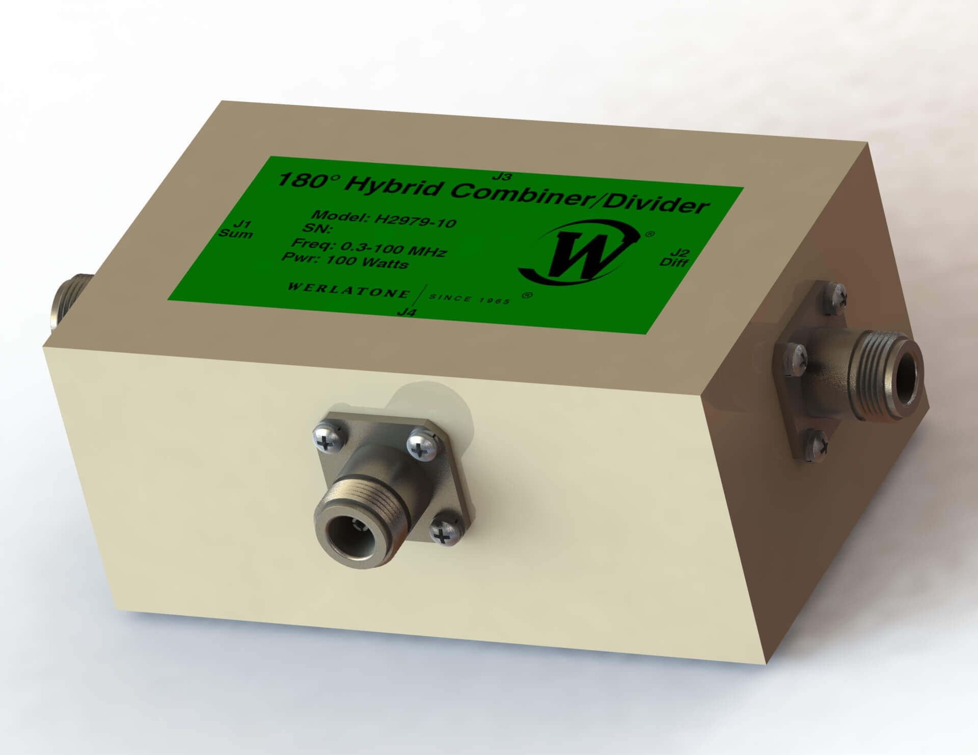 180° Hybrid Combiners – H2979 180° RF Hybrid Divider